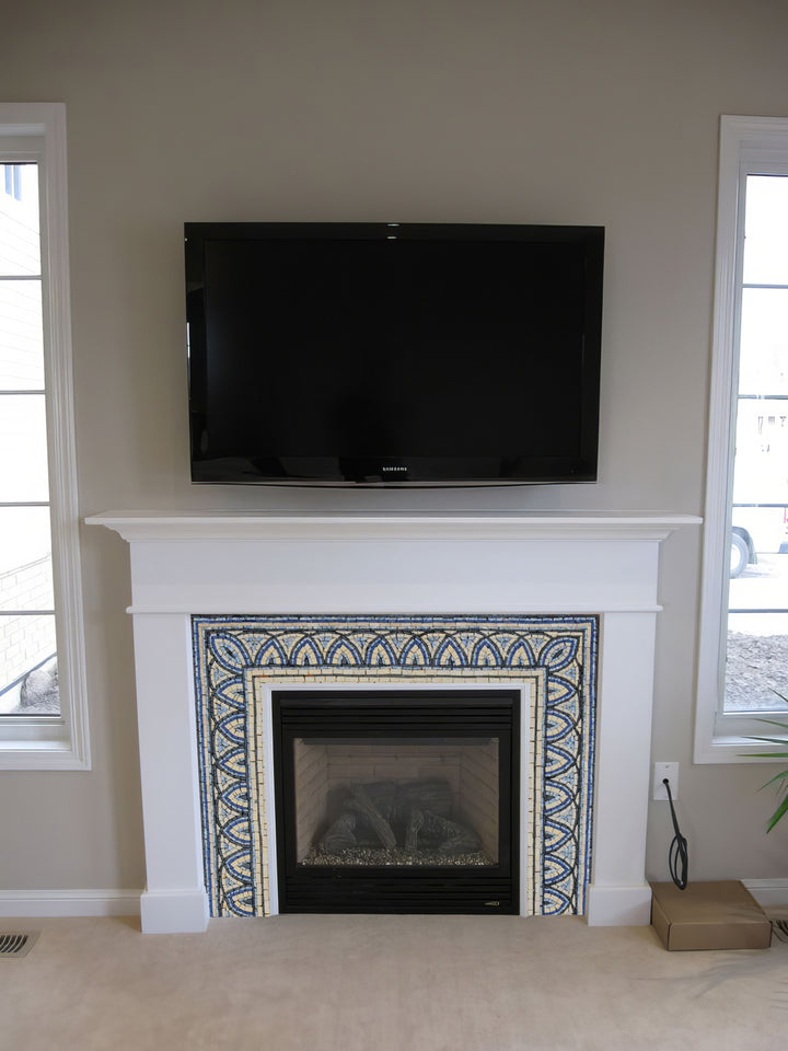 Luxurious Mosaic Fireplace Designs - Elevate Your Space | Mozaico