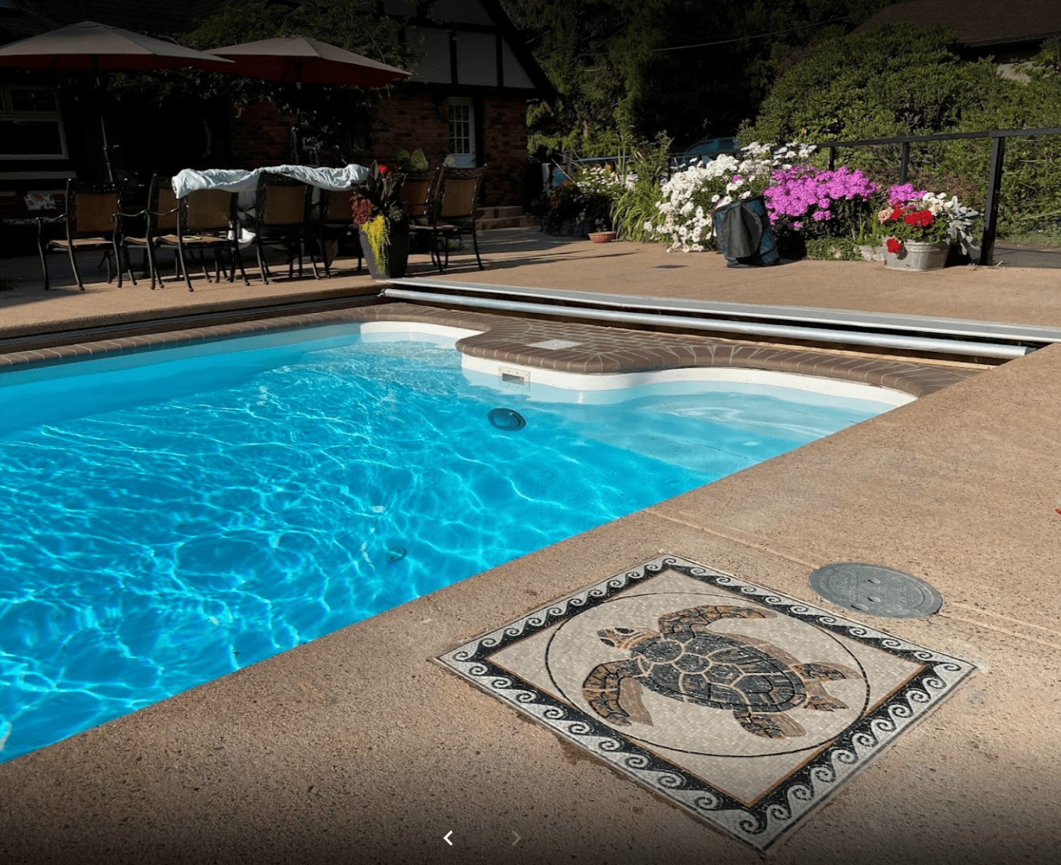 Colorful Sea Turtle Mosaic | Marine Life&Nautical | Mozaico