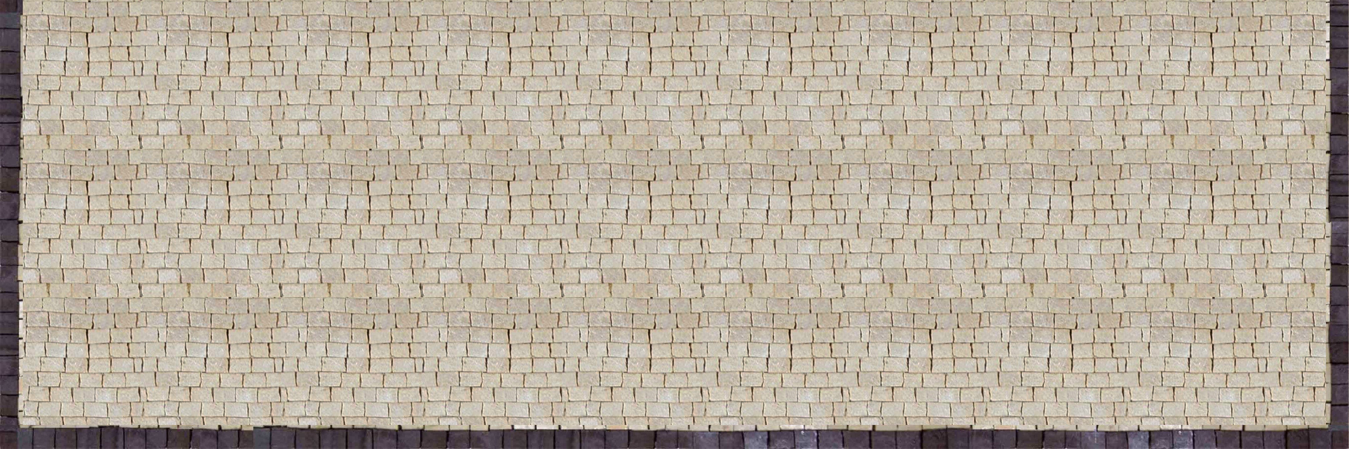 Mosaic Fireplace - Marble Leaves Border – Mozaico