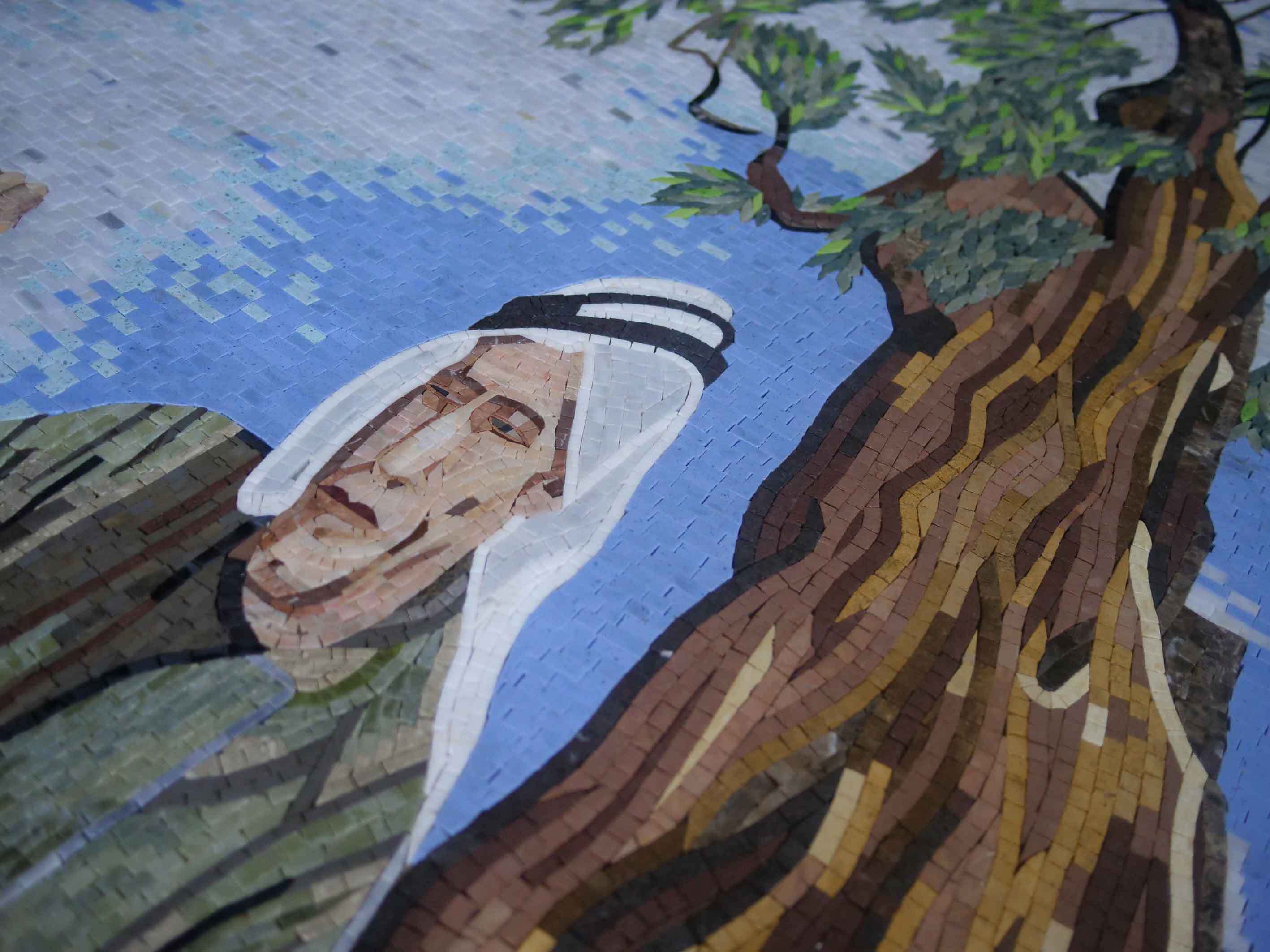 Palestinian Heritage Mosaic History | Human figures | Mozaico