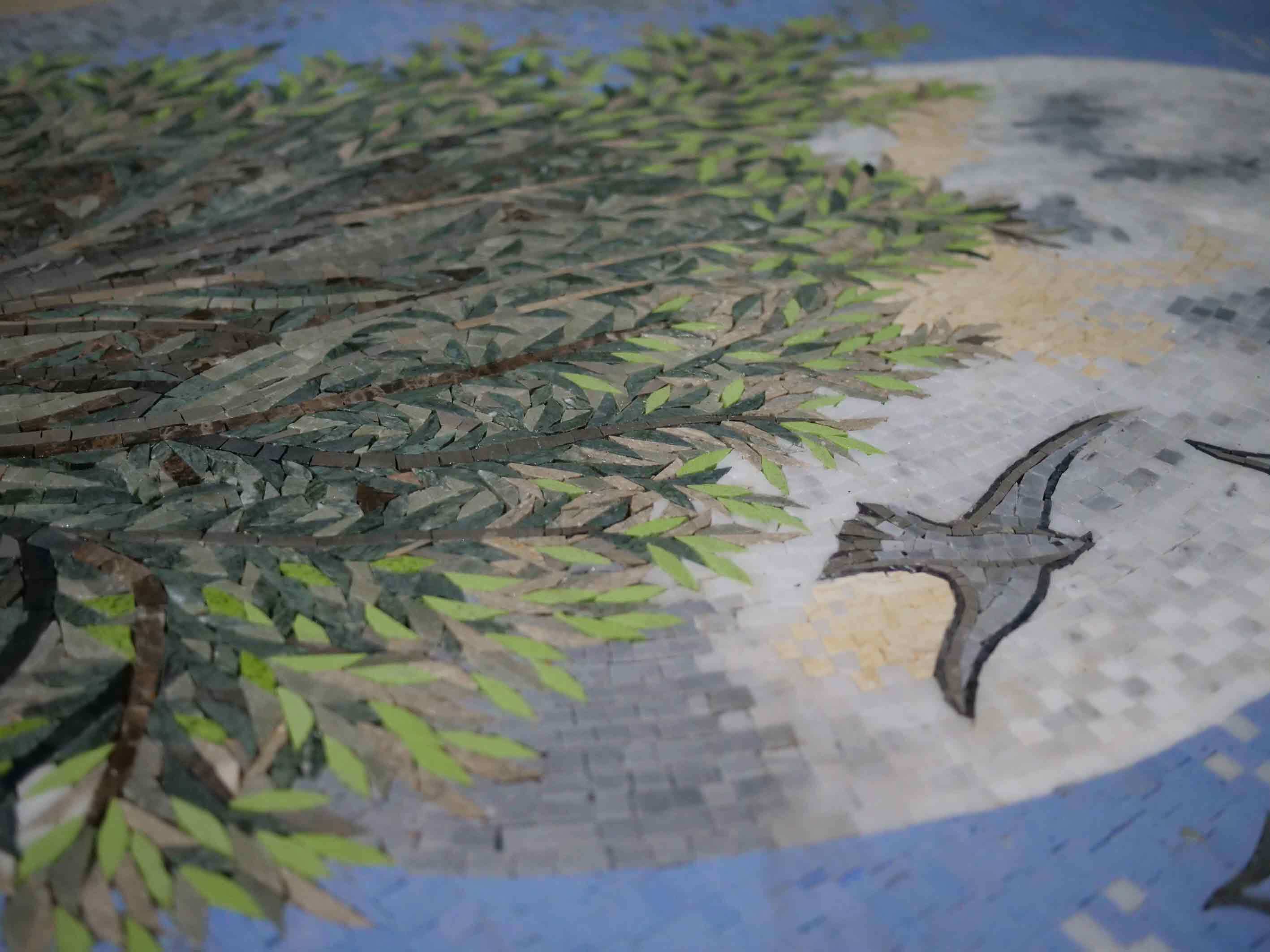 Harvest Season - Palestine Art Mosaic Design | Human figures | Mozaico