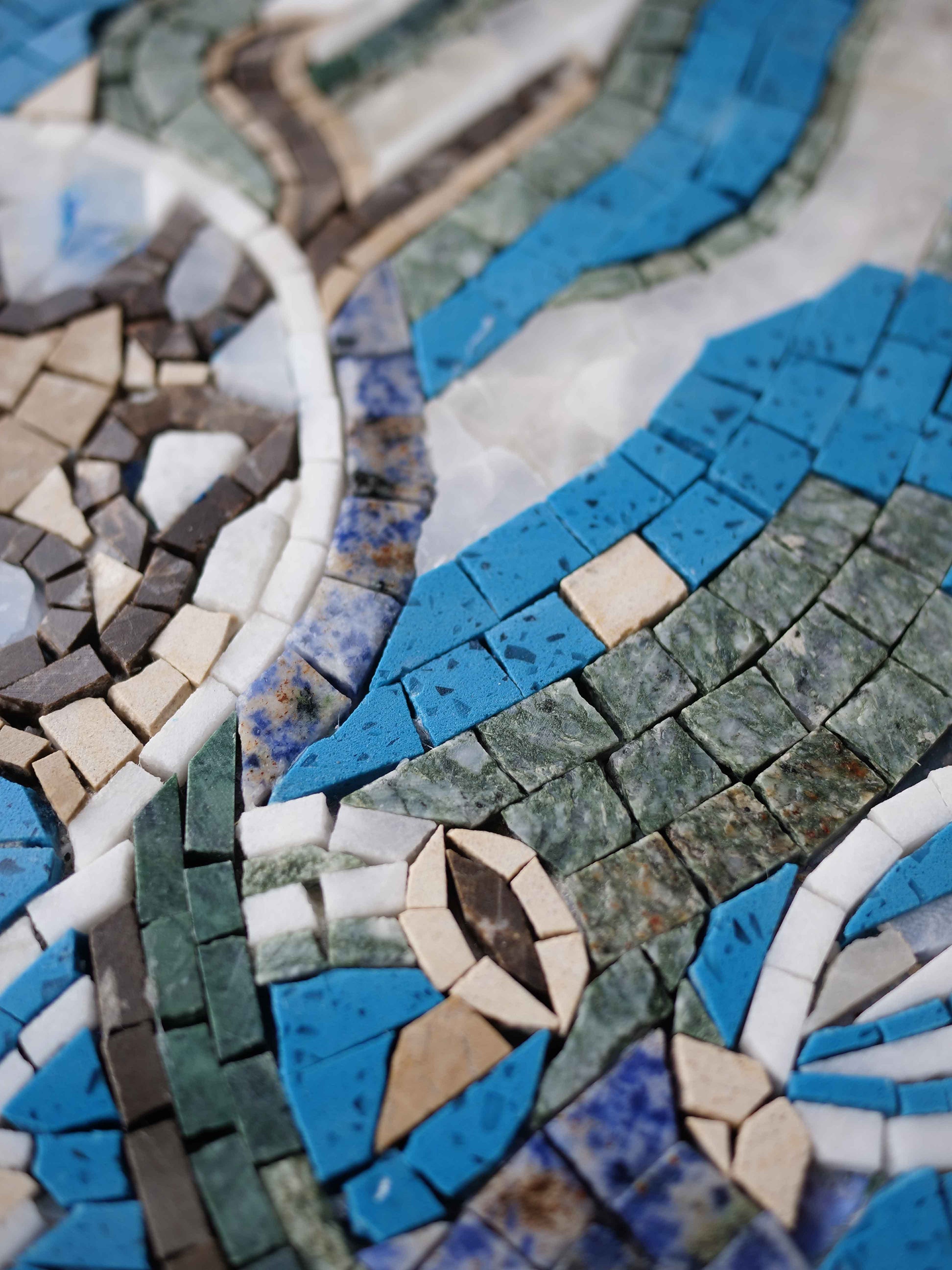 Sea Turtle Mosaic Art | Nautical Home Decor – Mozaico