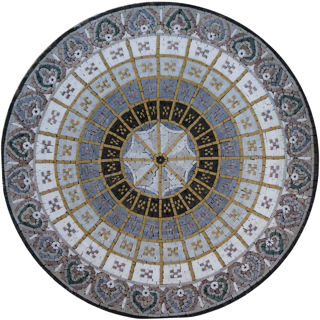 Mosaic Medallion - Octagon Center | Geometric | Mozaico