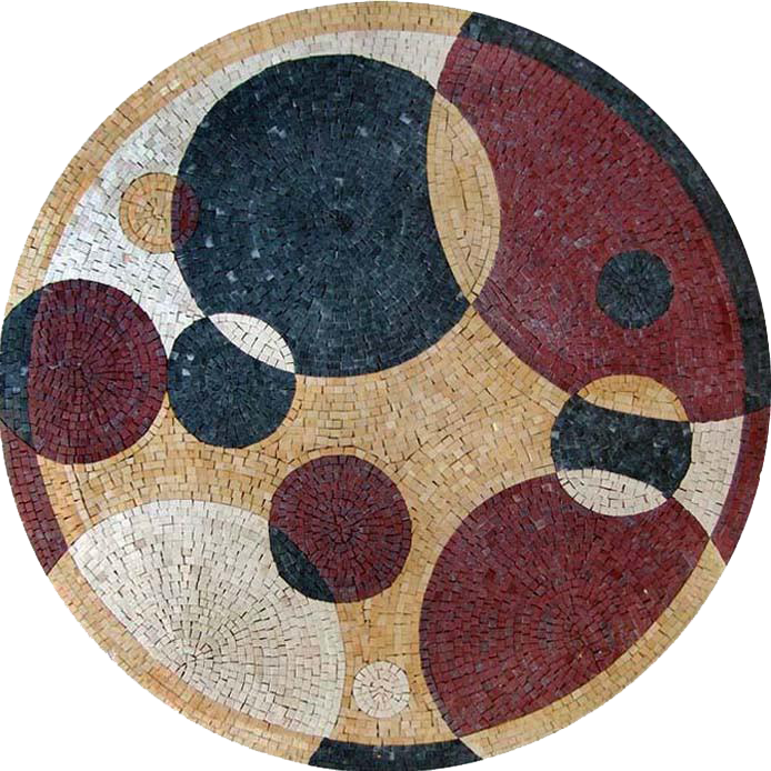 Round Modern Mosaic - Bolle | Geometric | Mozaico