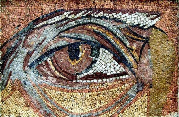 Oceanus Eye - Mosaic Art Reproduction | Human figures | Mozaico