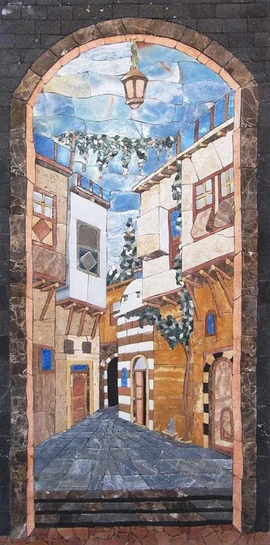 Petal Mosaic Houses - Stone Mosaic Art - Great Gifts Club