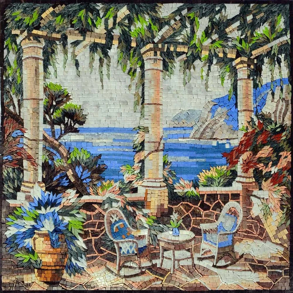 Balcony and Outdoor Mosaics | Scenery | Mozaico