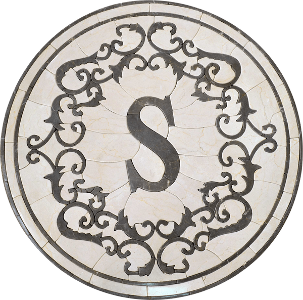 Custom Stone Medallion | Signs-Logos | Mozaico