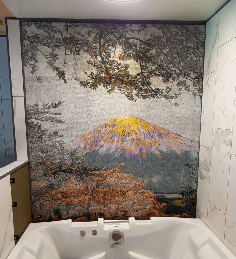 Mosaic Art Scenery - Mountain View | Scenery | Mozaico
