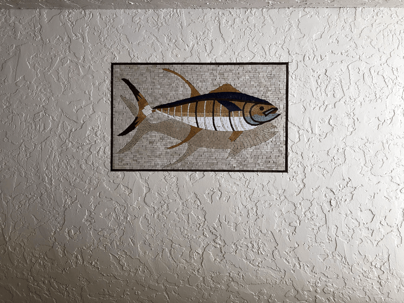 Fish Shadow Mosaic | Marine Life&Nautical | Mozaico