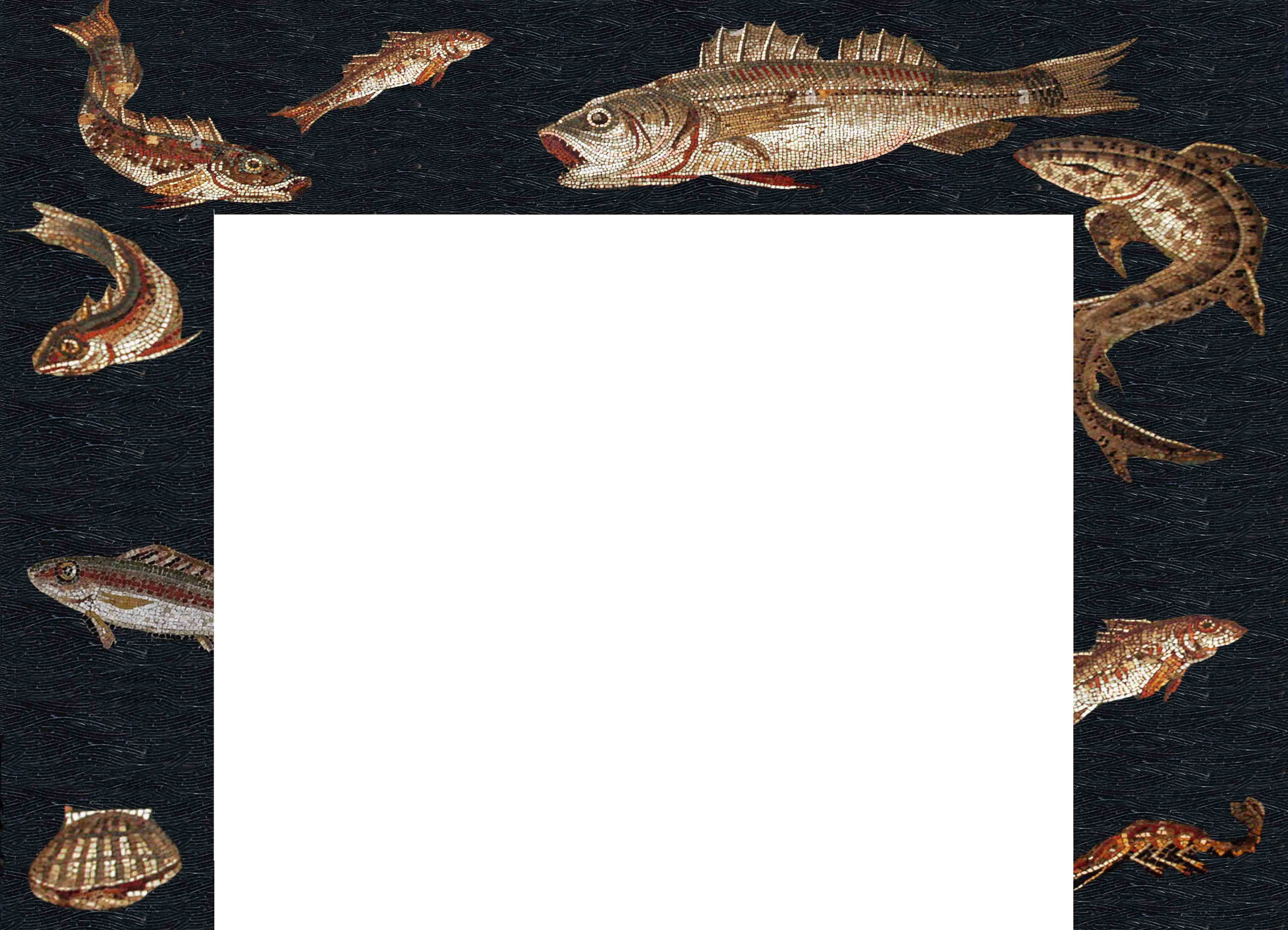 Tile Mosaic Fireplace - Coral Fish | Fireplaces | Mozaico