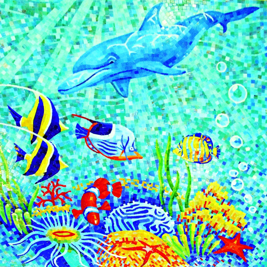 Colorful Sea Creatures | Marine Life&Nautical | Mozaico