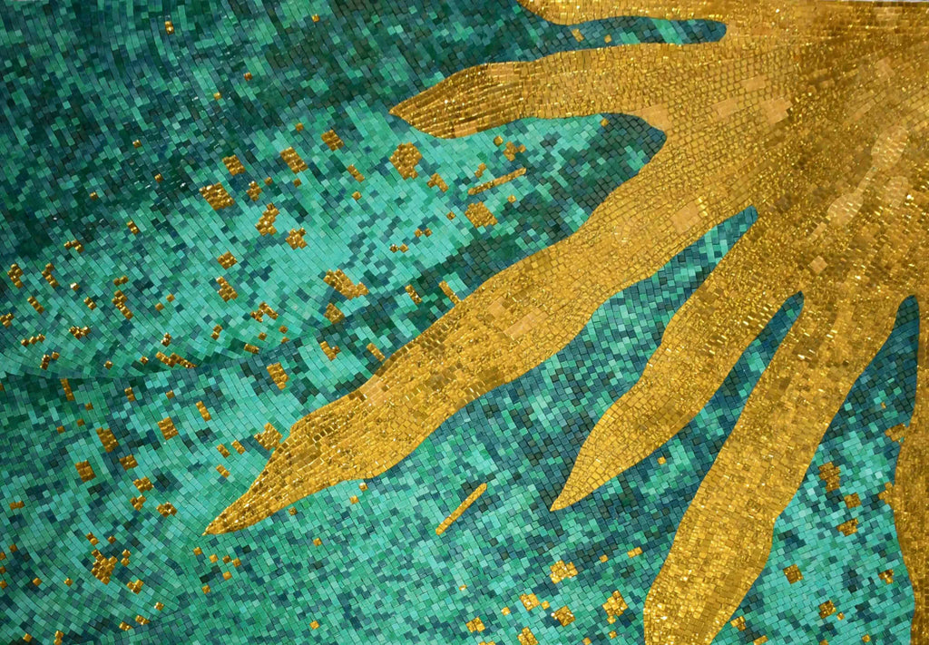 Glass Mosaic Art - Abstract Sun | Abstract | Mozaico