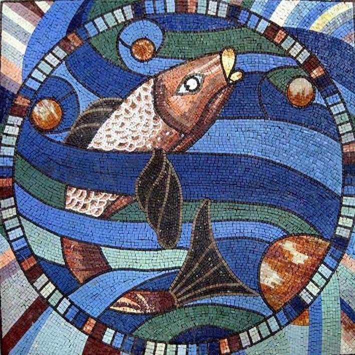Fish Mosaic Art | Marine Life&Nautical | Mozaico