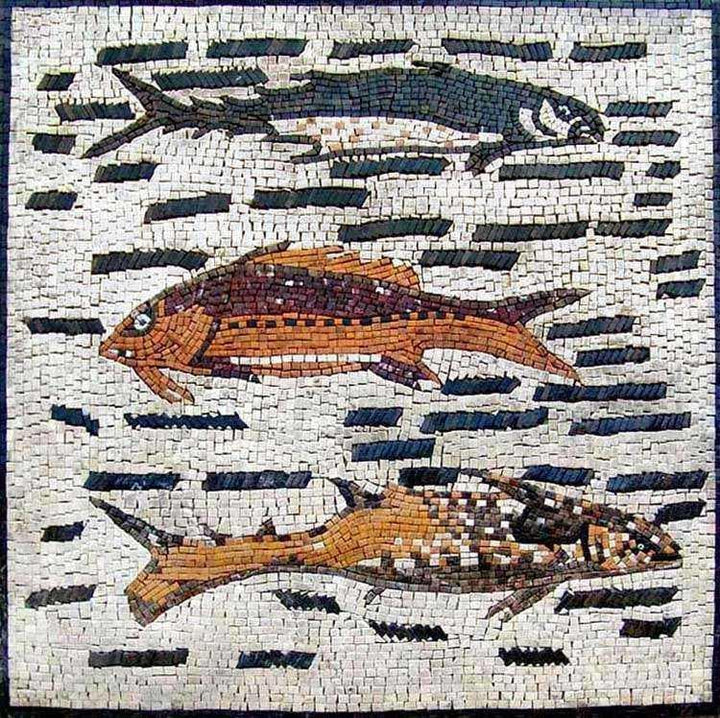 Fish Mosaic Art | Marine Life&Nautical | Mozaico