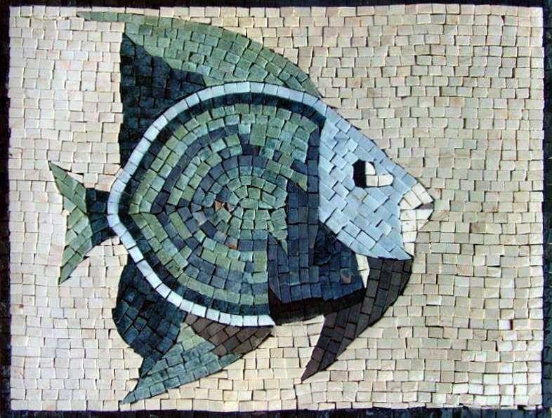 Fish Mosaic Mural | Marine Life&Nautical | Mozaico
