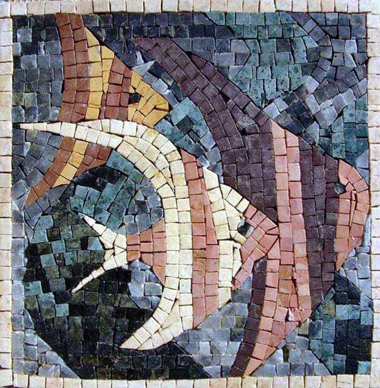 Colorful Fish Mosaic | Marine Life&Nautical | Mozaico