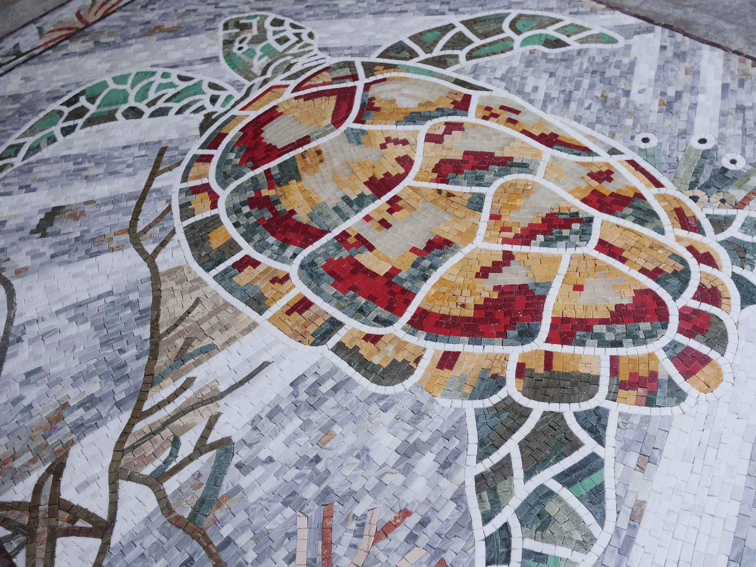 Sea Turtle Mosaic Art | Nautical Decor by Mozaico