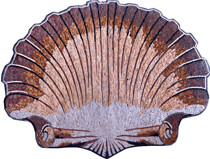 Shellfish Mosaic Artwork | Marine Life&Nautical | Mozaico