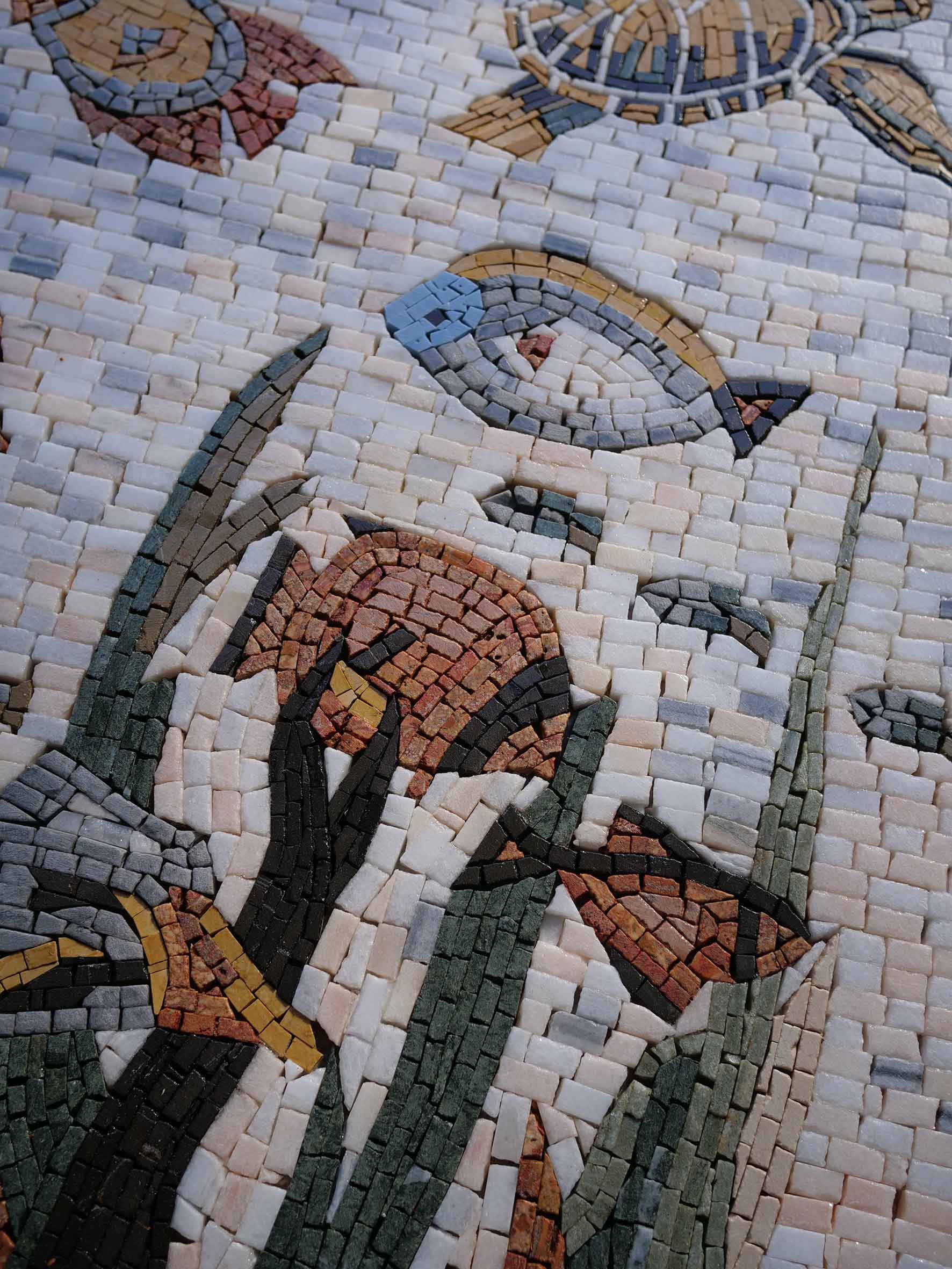 Sea Fish and Turtle Mosaic Art | Mozaico