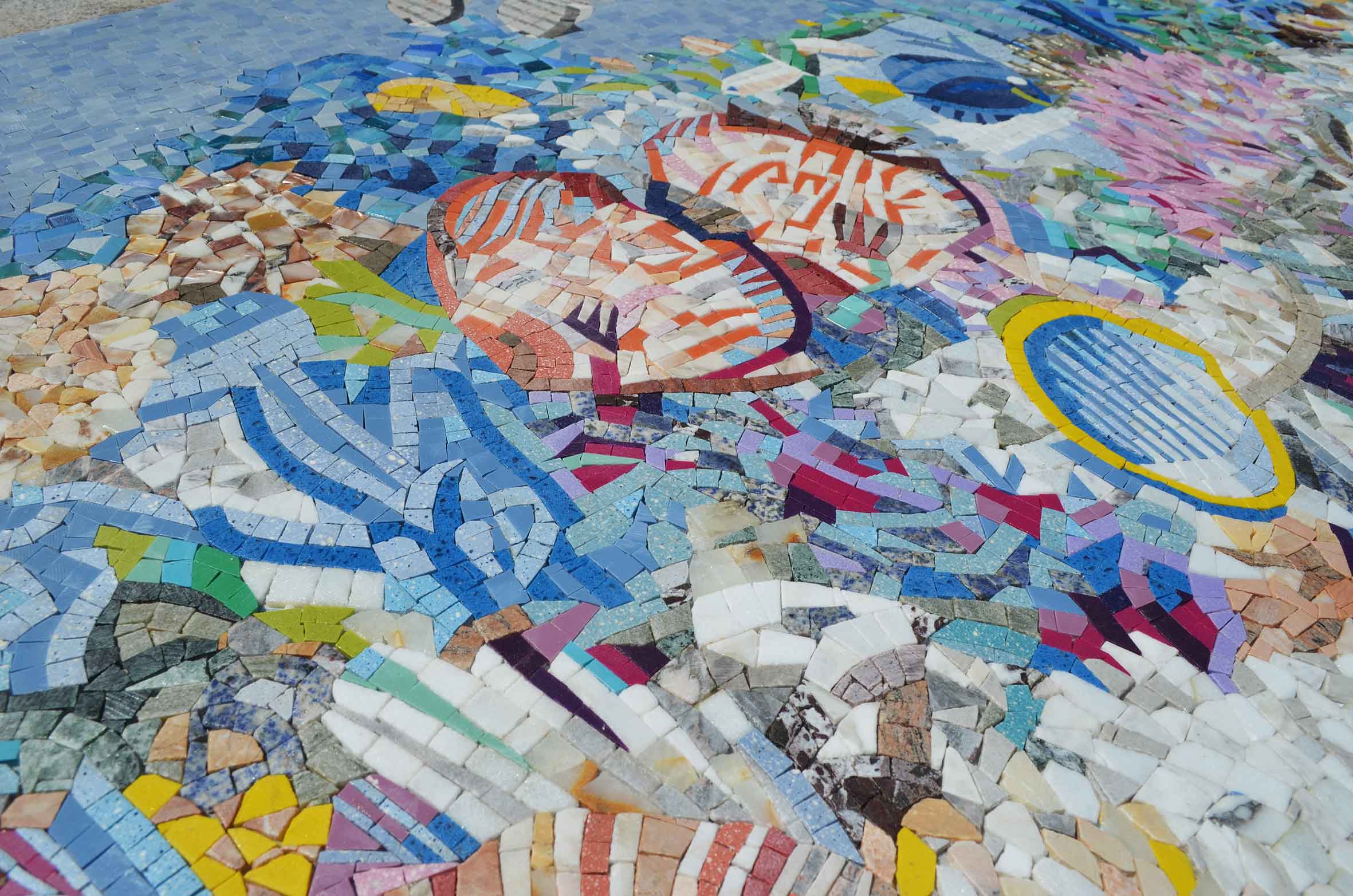 Nautical Turtle Reef Mosaic - Marine Decor – Mozaico