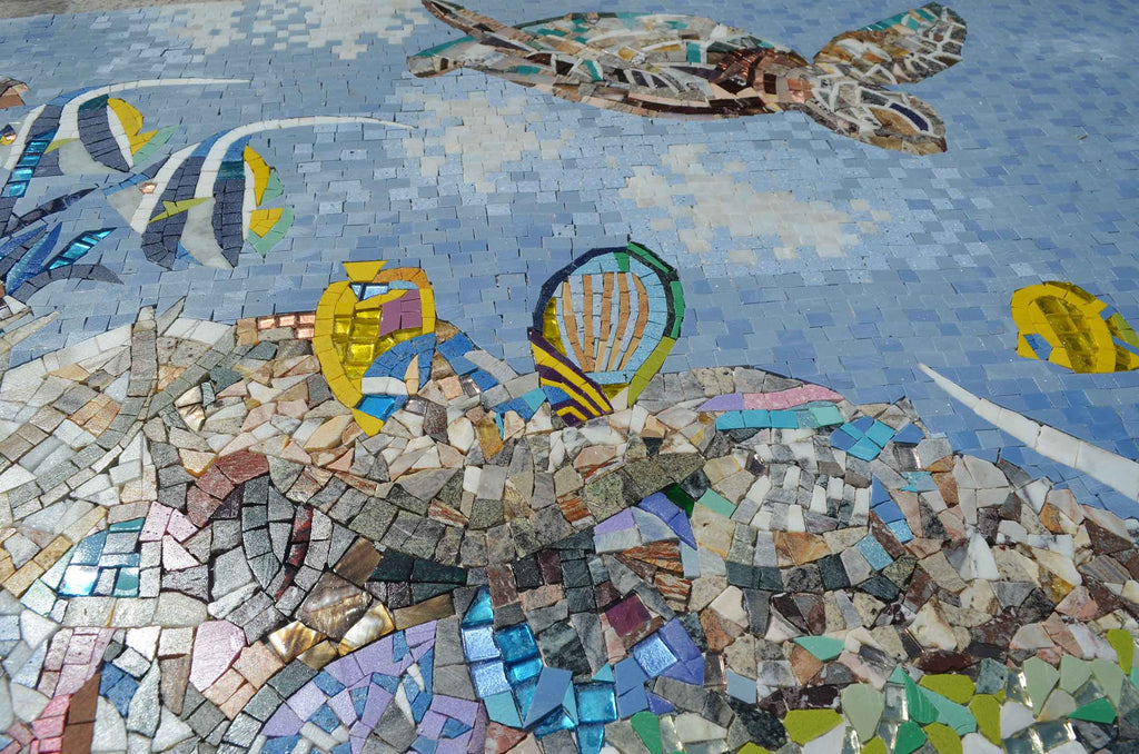 Nautical Mosaic - Turtle Reef | Marine Life&Nautical | Mozaico