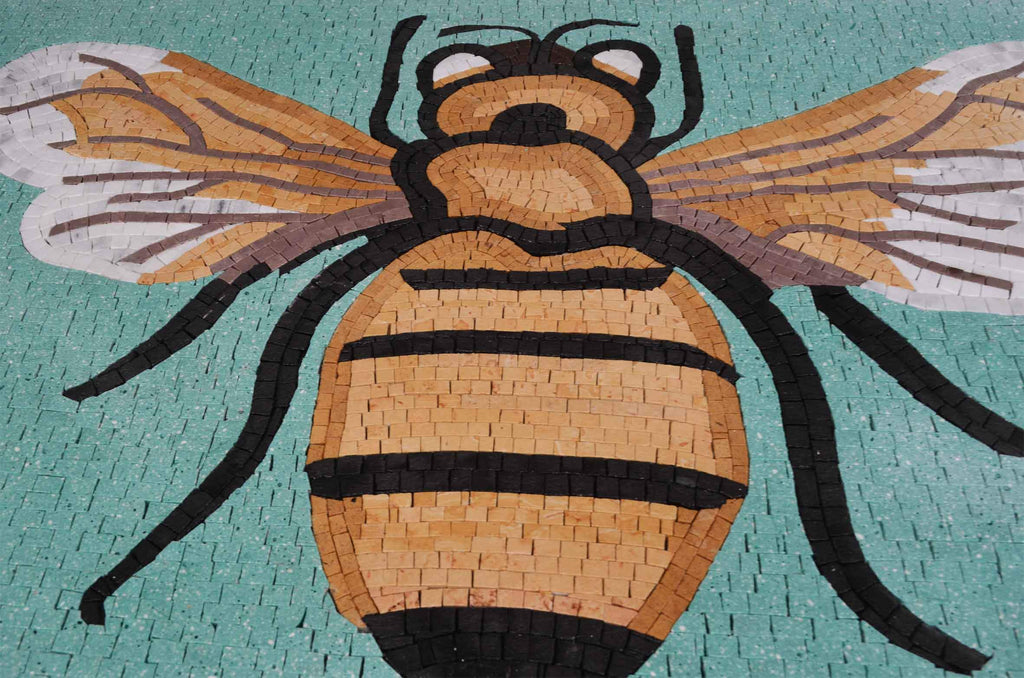 Modern Mosaic Art - Bumble Bee | Birds And Butterflies | Mozaico