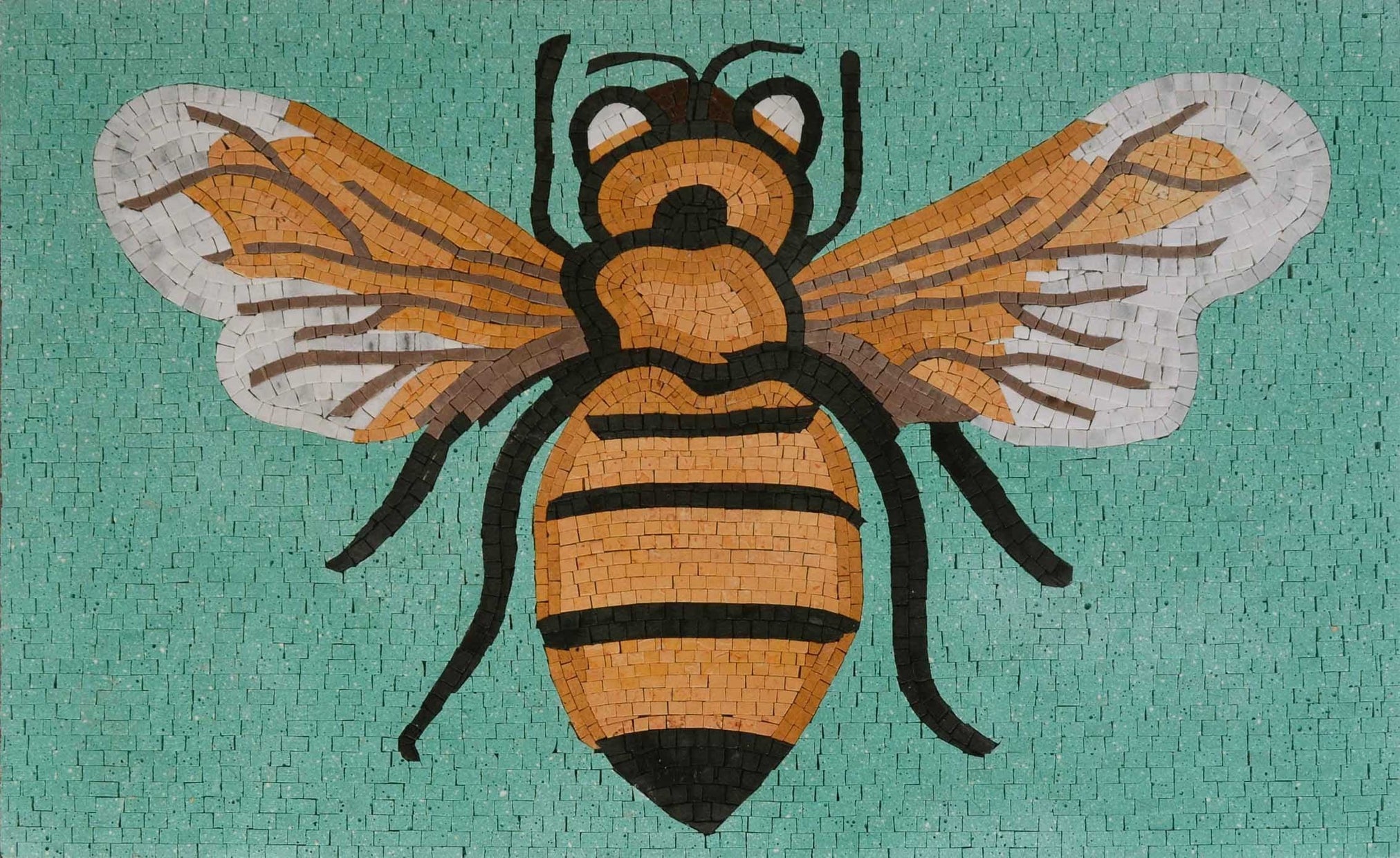 Modern Mosaic Art - Bumble Bee | Birds And Butterflies | Mozaico