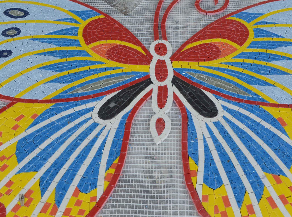 Mosaic Marble - Butterfly Effect | Birds And Butterflies | Mozaico