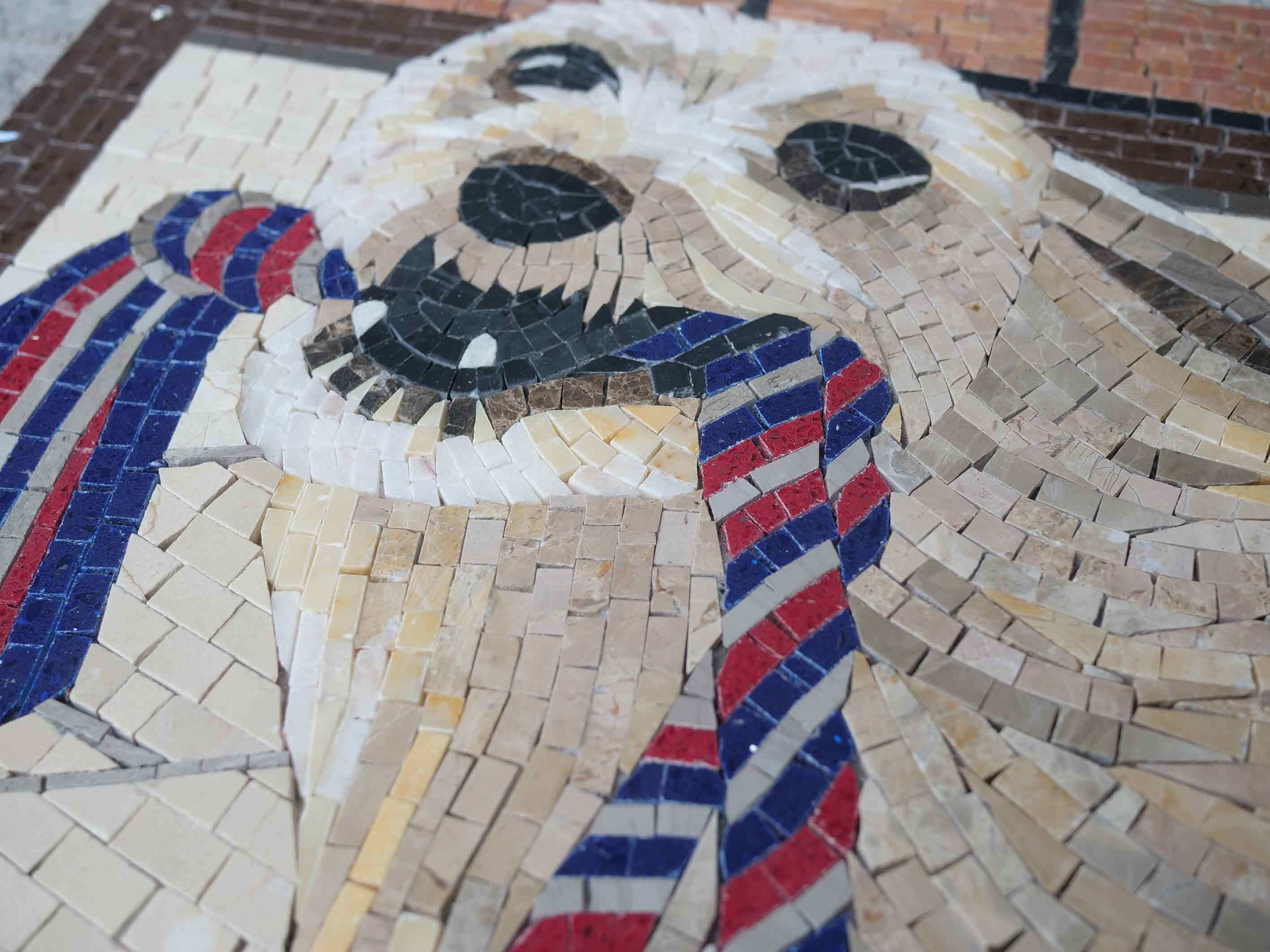 Animal Mosaic Art - Playing Dog | Animals | Mozaico