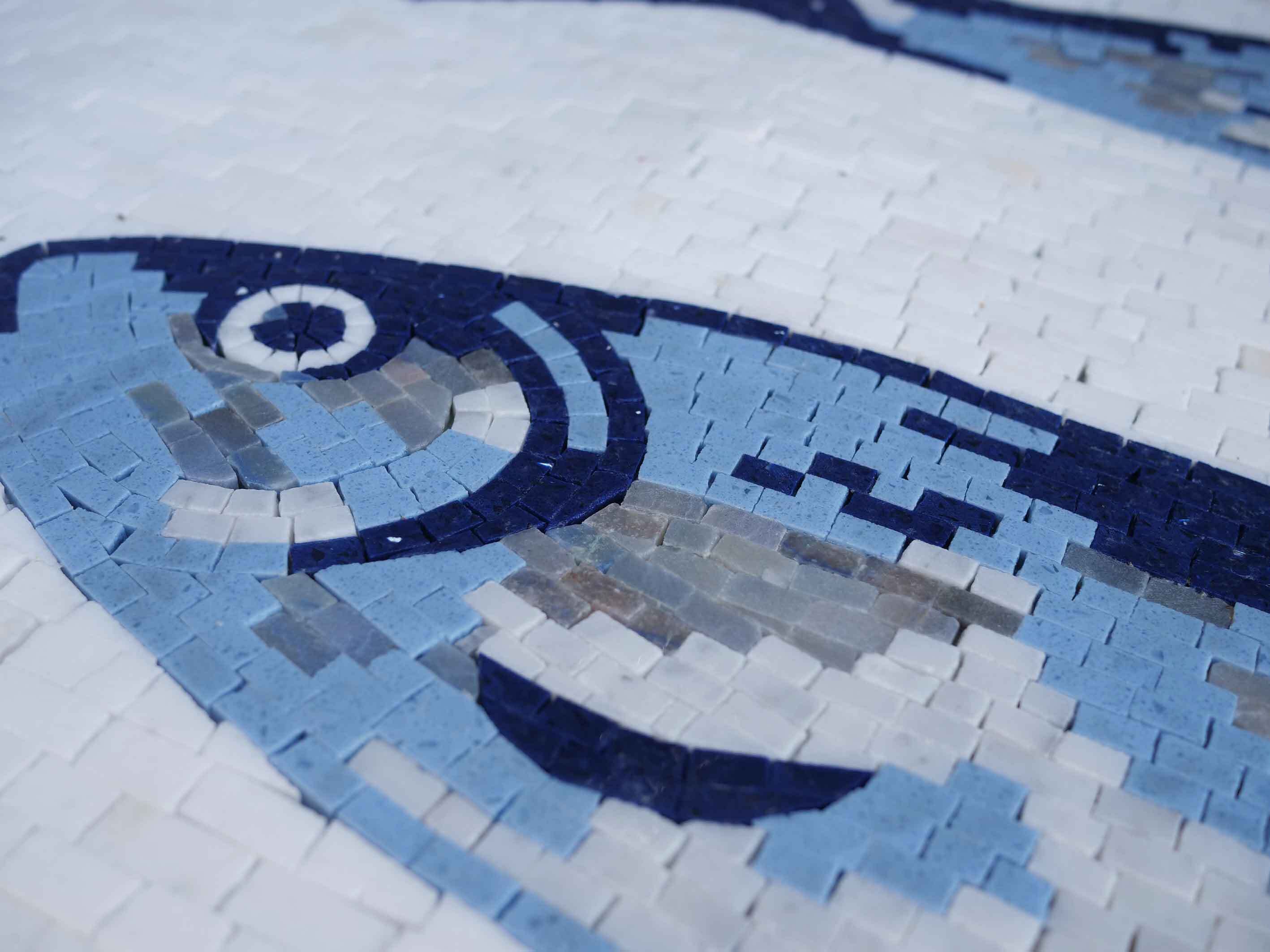 Mosaic Fish Design - The Five Fish Artwork – Mozaico