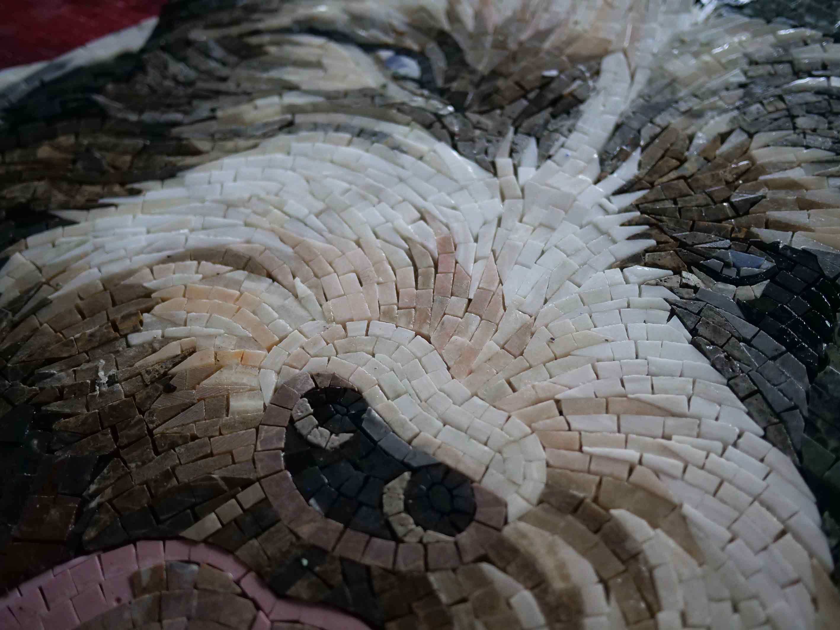 Mosaic Animal Design - Dog Mural | Animals | Mozaico