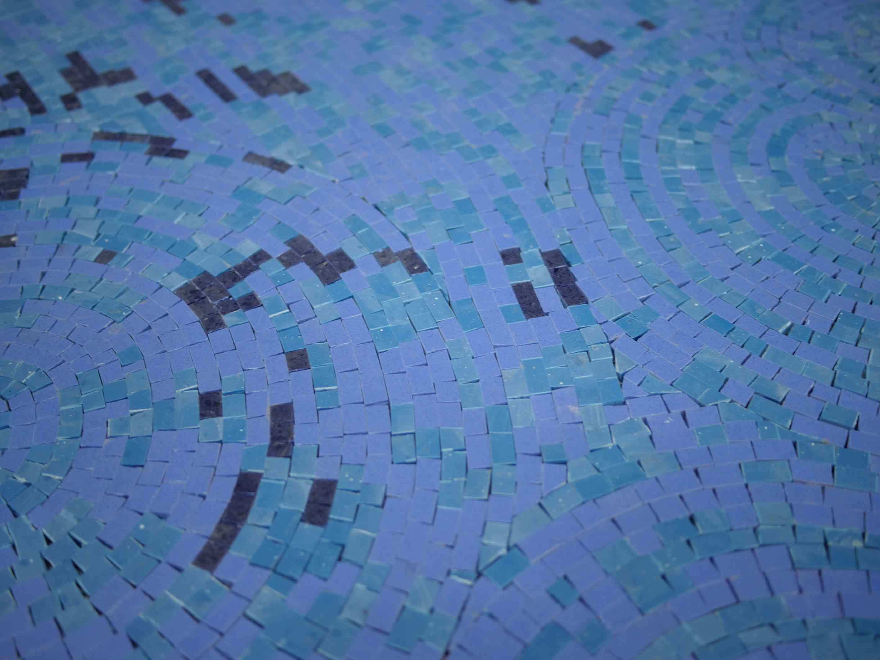 Deep Blues Mosaic Art | Abstract Decor | Mozaico