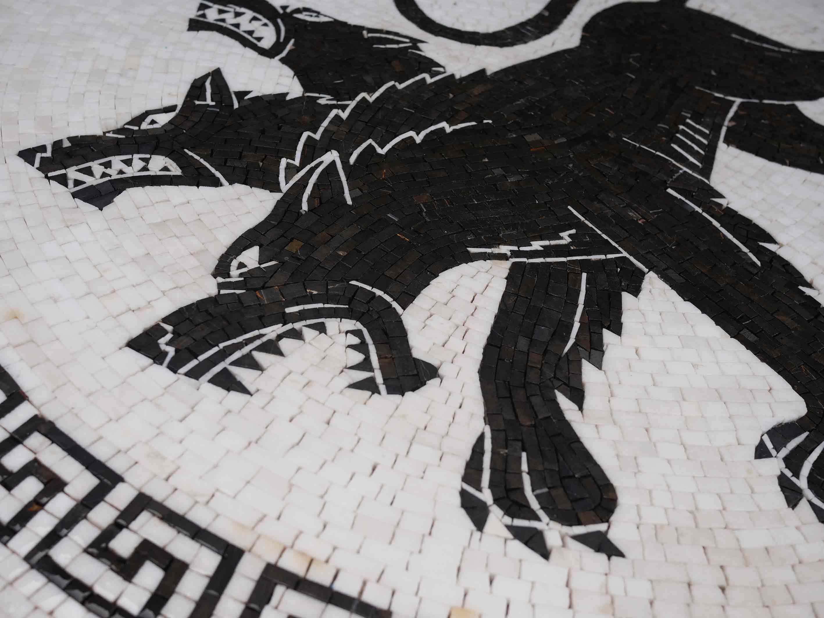 Cerberus Mosaic Art - Ancient Mythology Decor – Mozaico