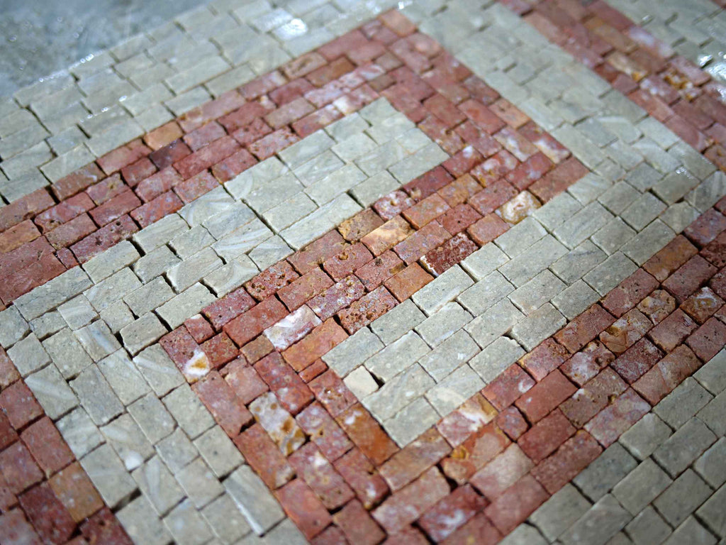 Mosaic Border Art - Red Triple R | Borders | Mozaico