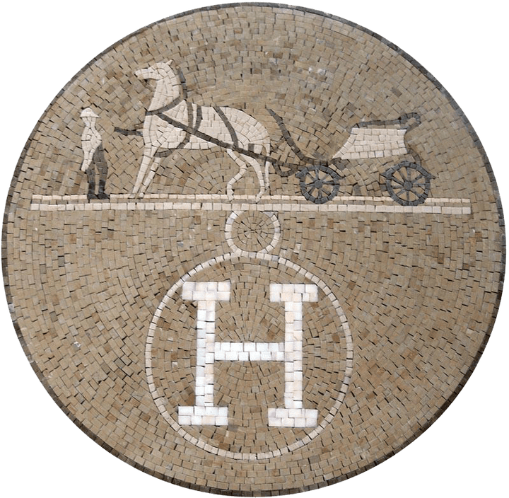 Medallion Custom Marble Mosaic | Signs-Logos | Mozaico