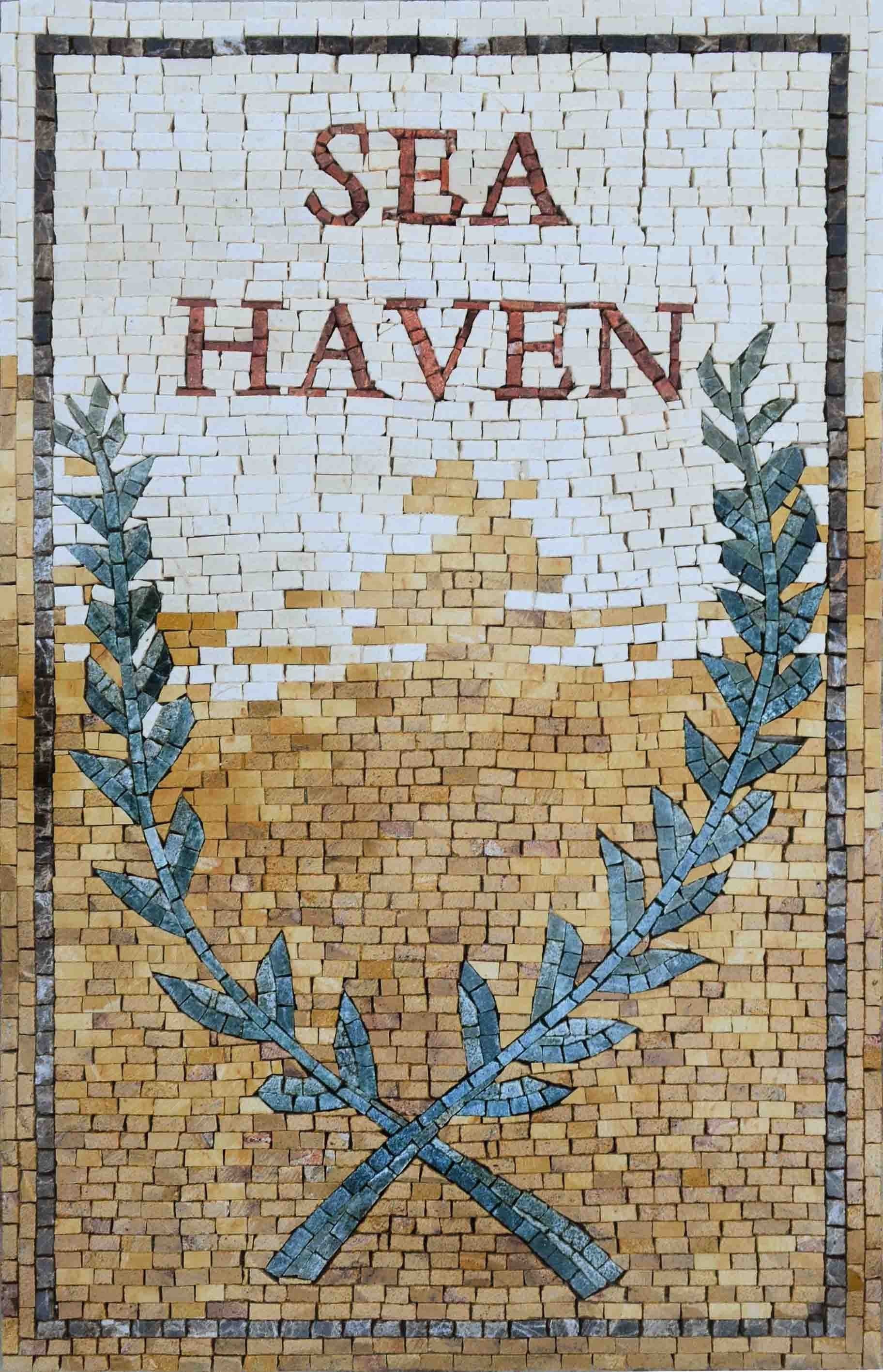 Custom Made Mosaic - Sea Haven | Signs-Logos | Mozaico
