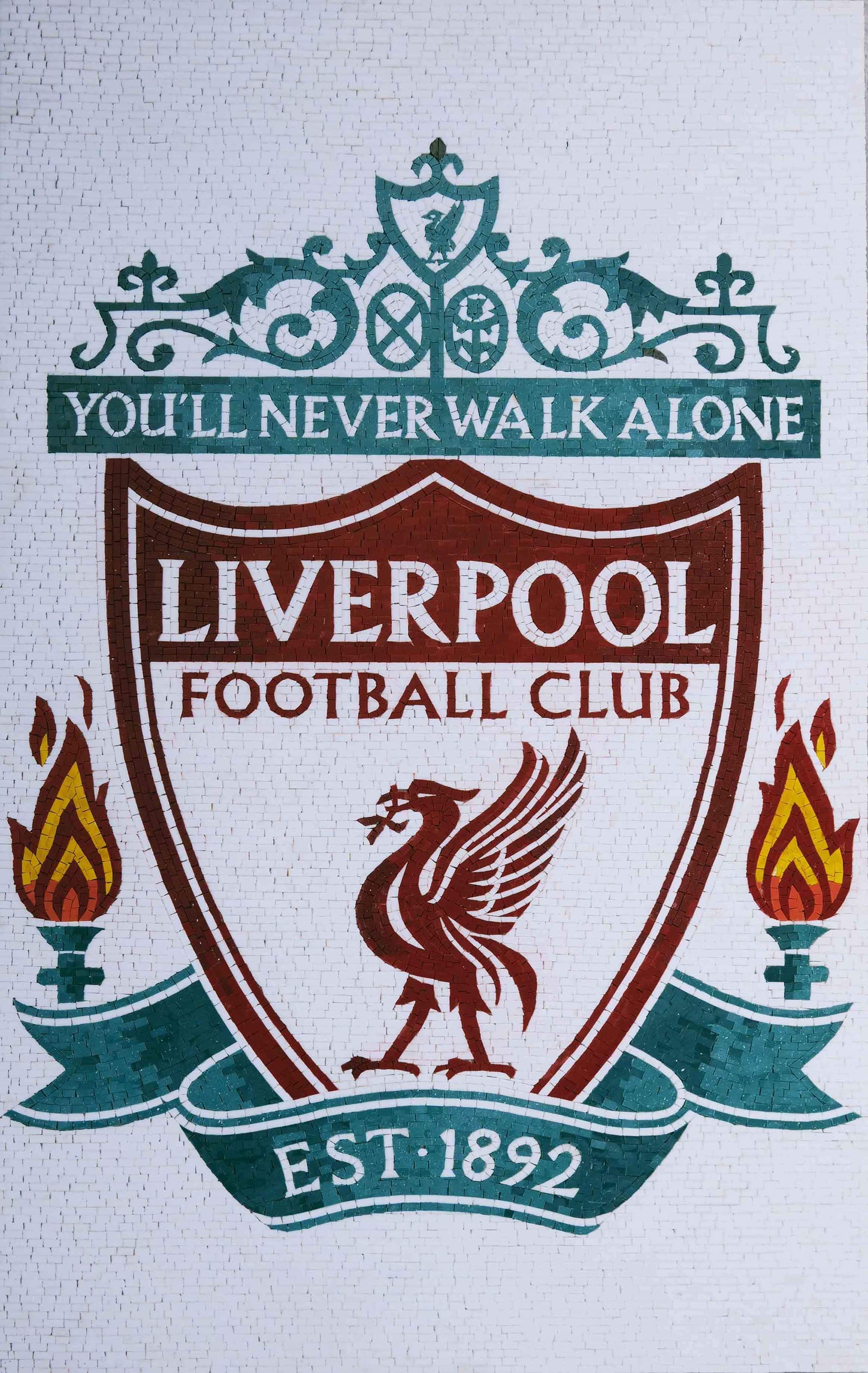 Liverpool FC Custom Mosaic Art - Unique Wall Decor – Mozaico