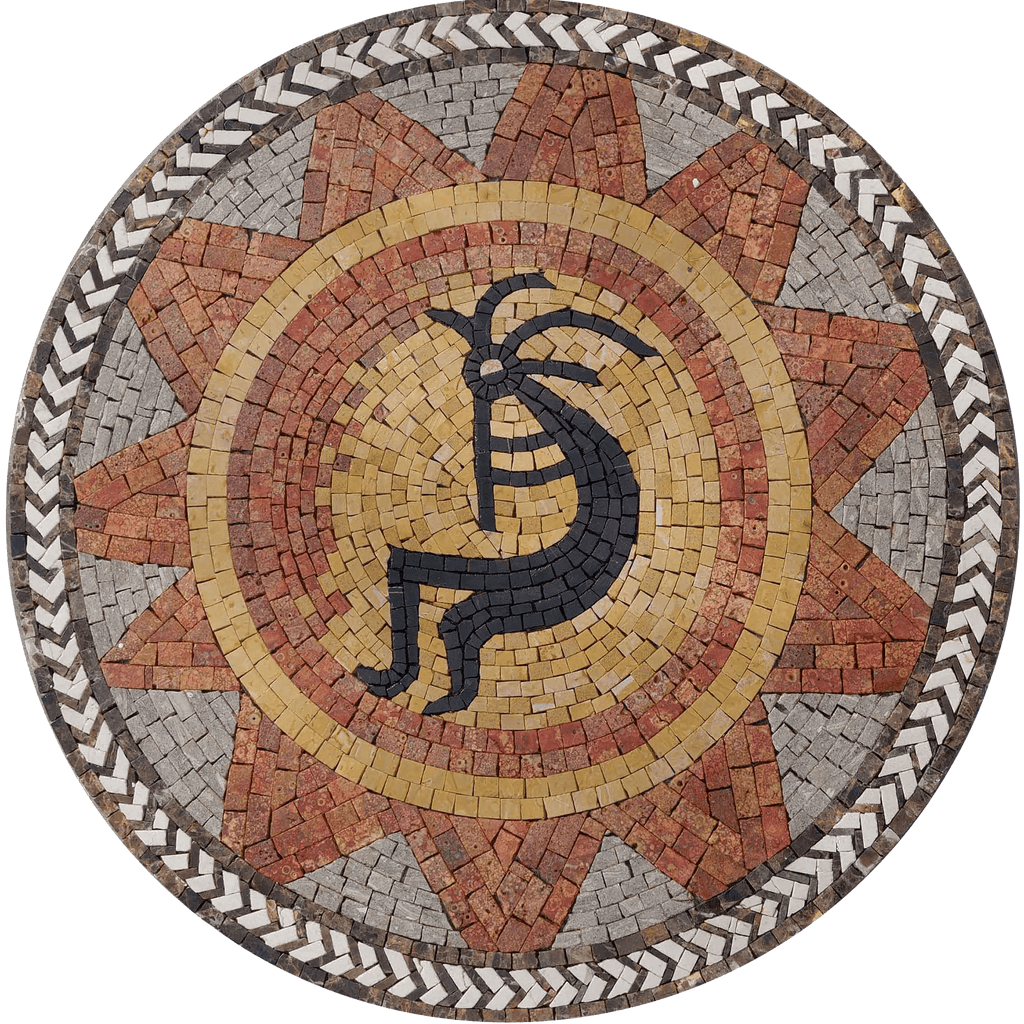 Kokopelli Mosaic Art Reproduction | Signs - Logos | Mozaico
