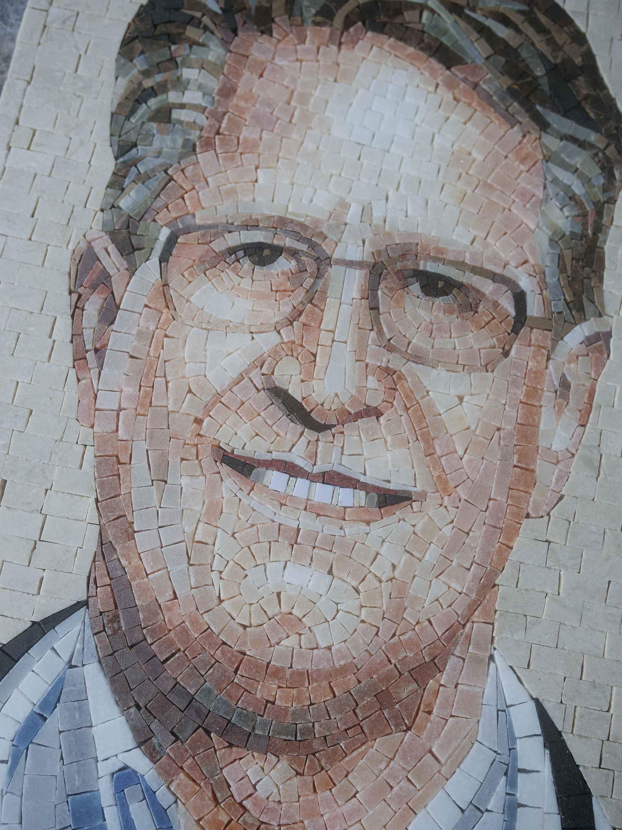 Custom Mosaic Portrait - Doctor Figure Art – Mozaico