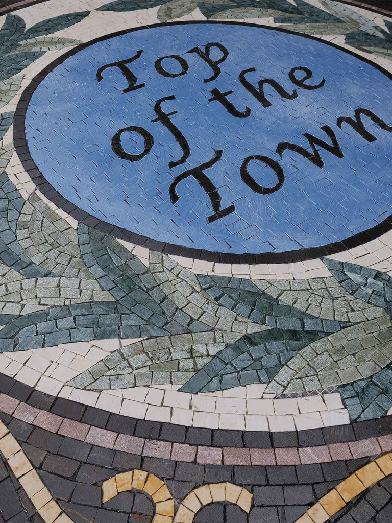 Custom Floral Design Mosaic Wall Art | Signs-Logos | Mozaico