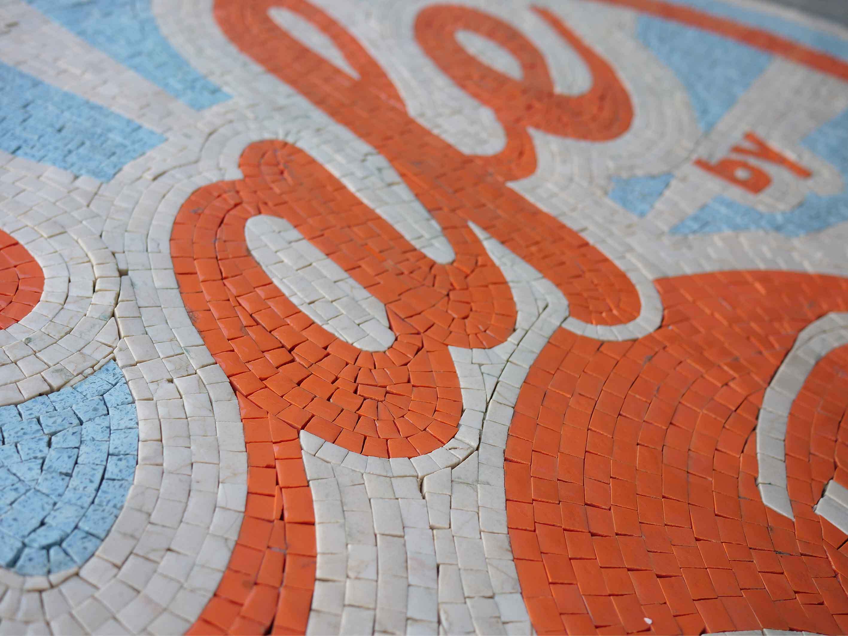 Mosaic Medallion - Cafe By RR | Signs-Logos | Mozaico