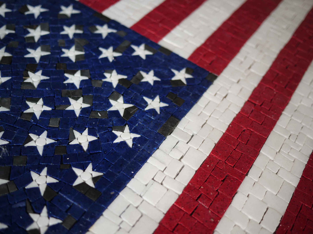 Mosaic Design - USA Flag | Signs-Logos | Mozaico