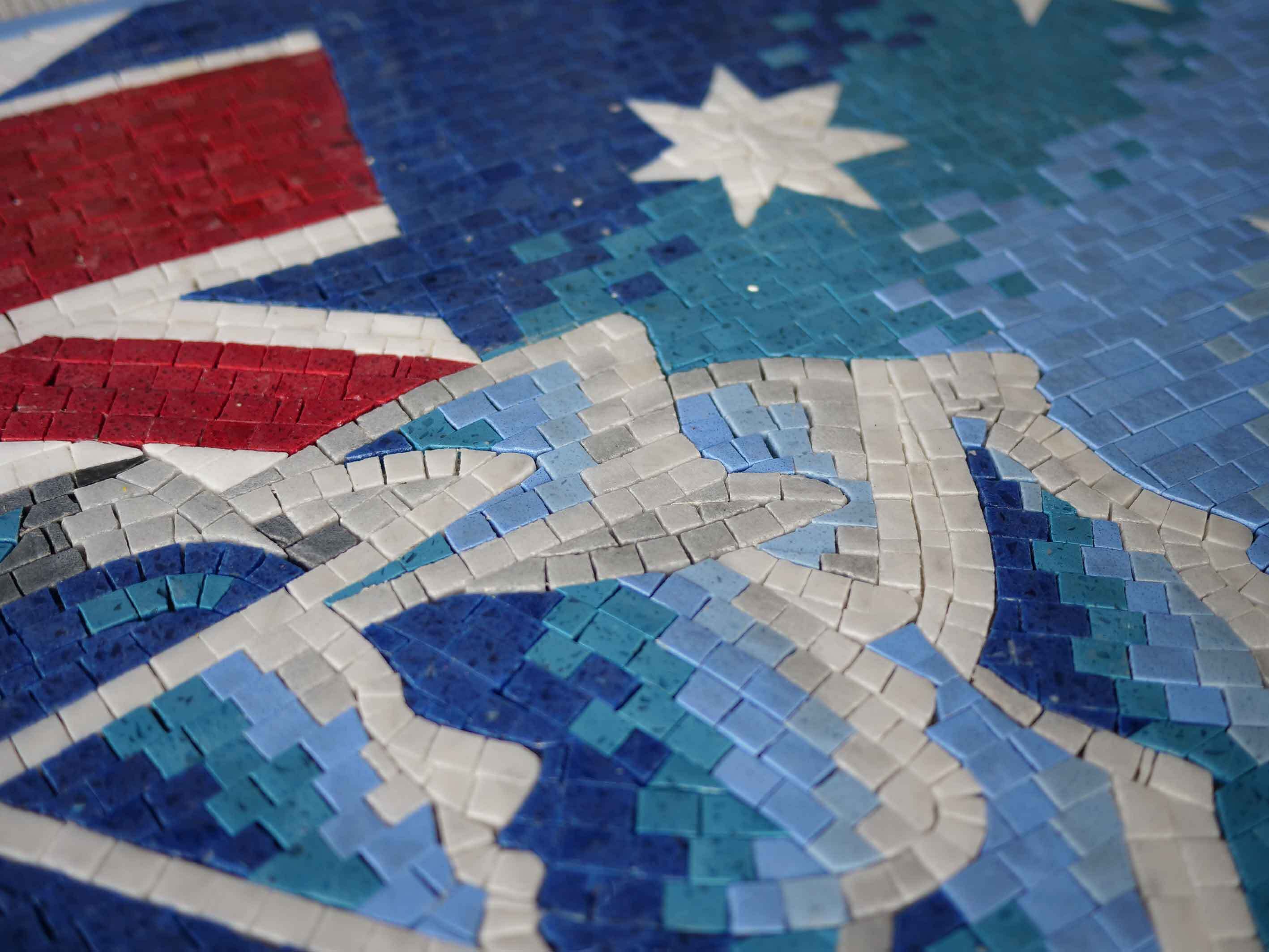 UK Army Service Salute Mosaic | Signs-Logos | Mozaico