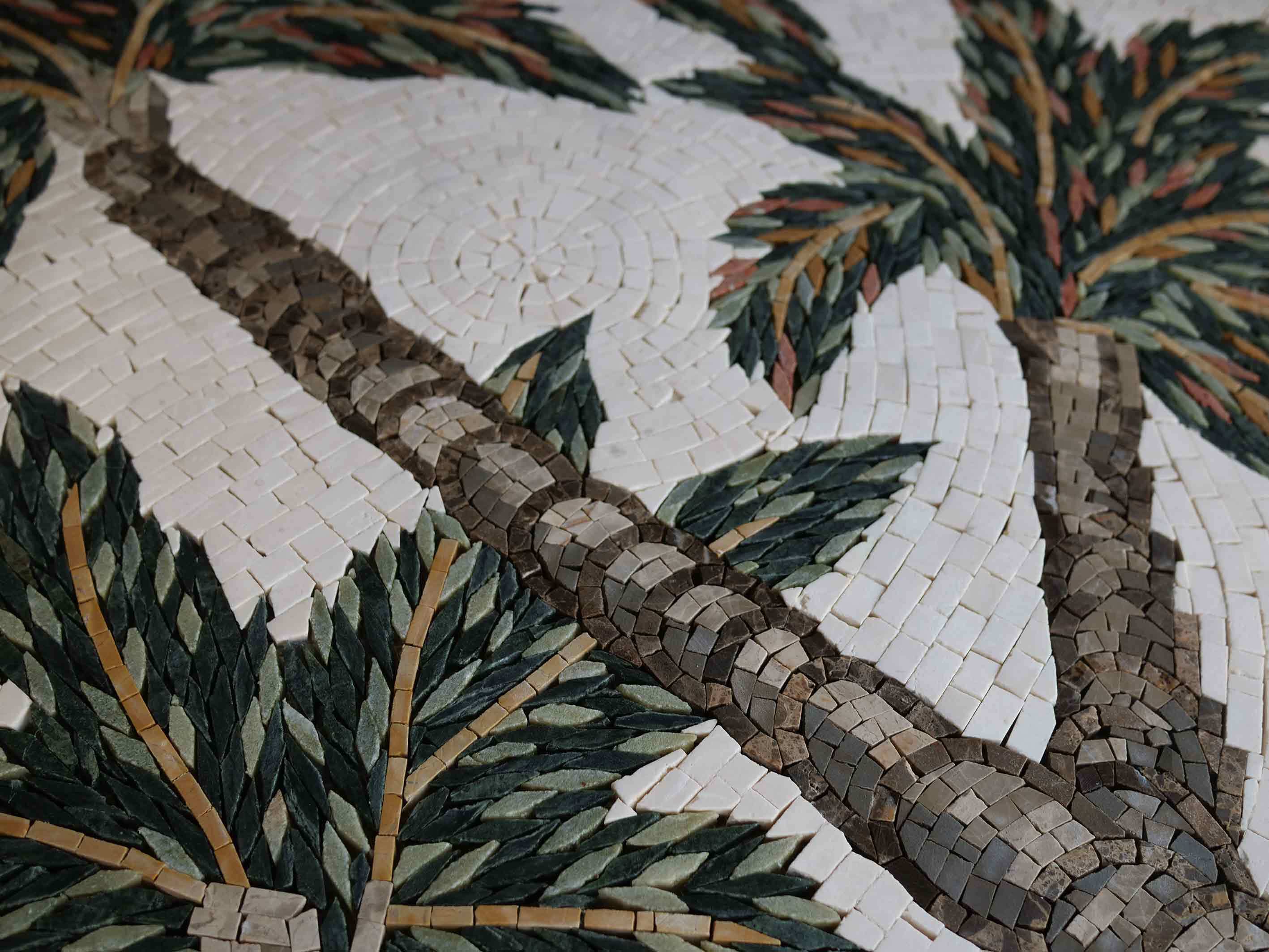 Triple Palm Tree Mosaic | Mozaico Decor