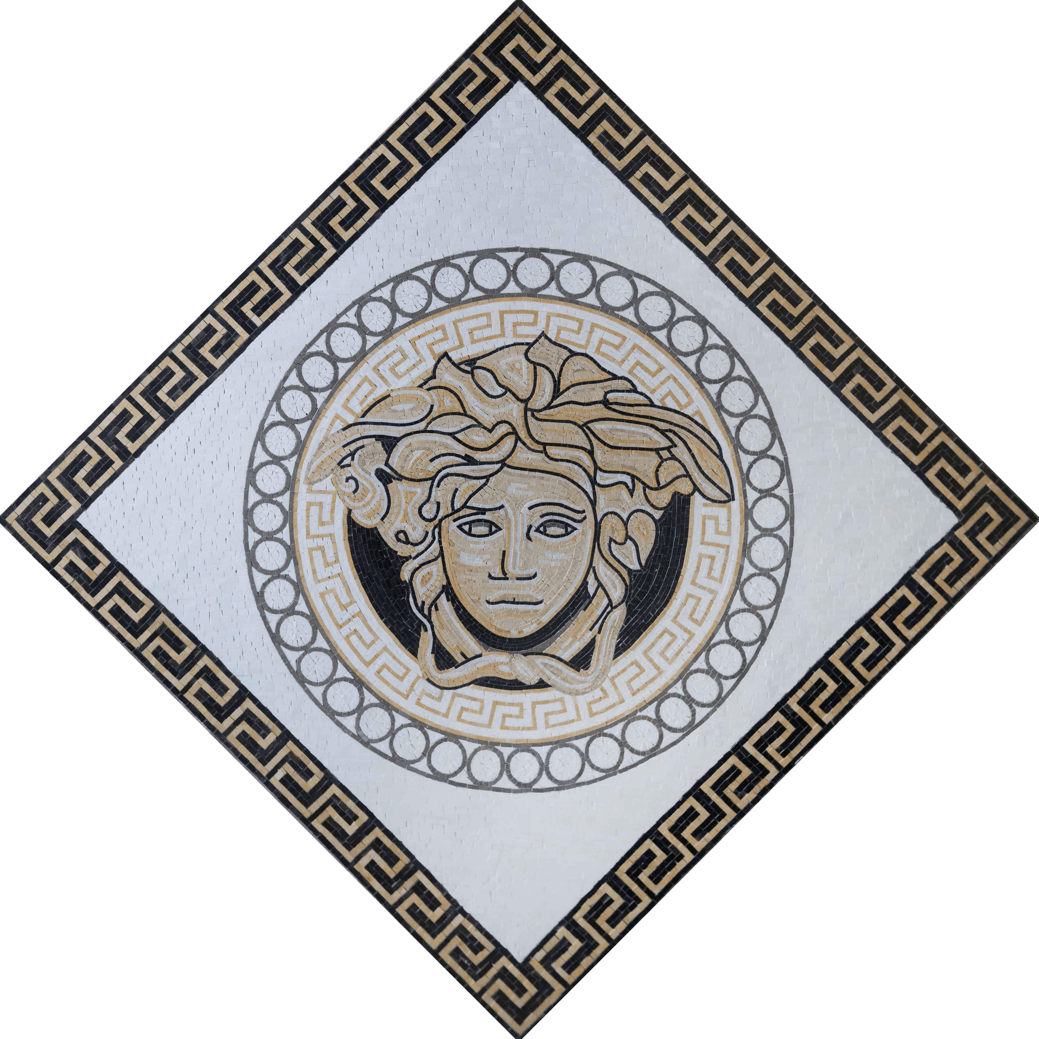 Versace Mosaic Art Diamond - Geometric Luxury Decor – Mozaico