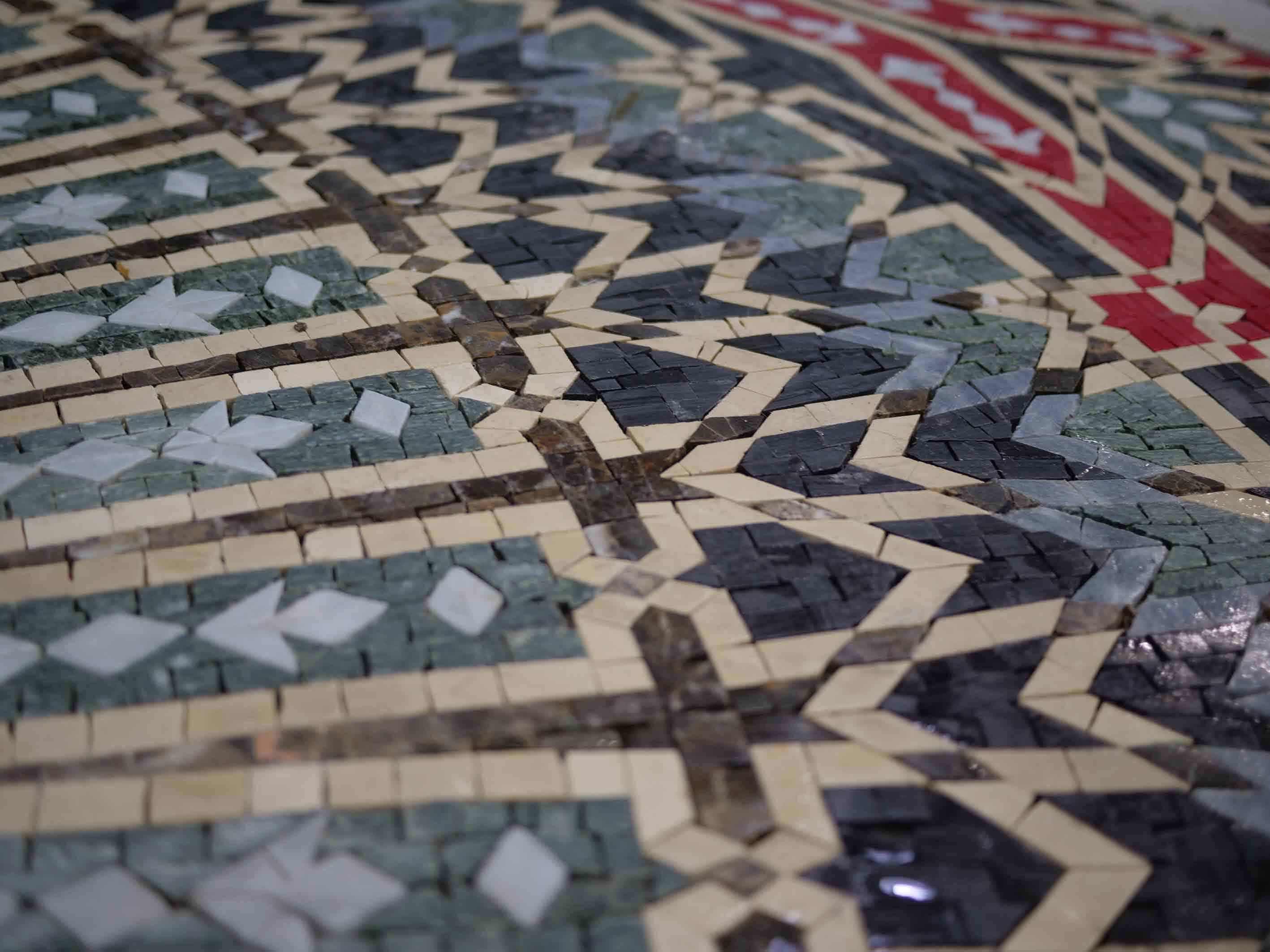 Geometric Mosaic - Optical Illusion | Geometric | Mozaico