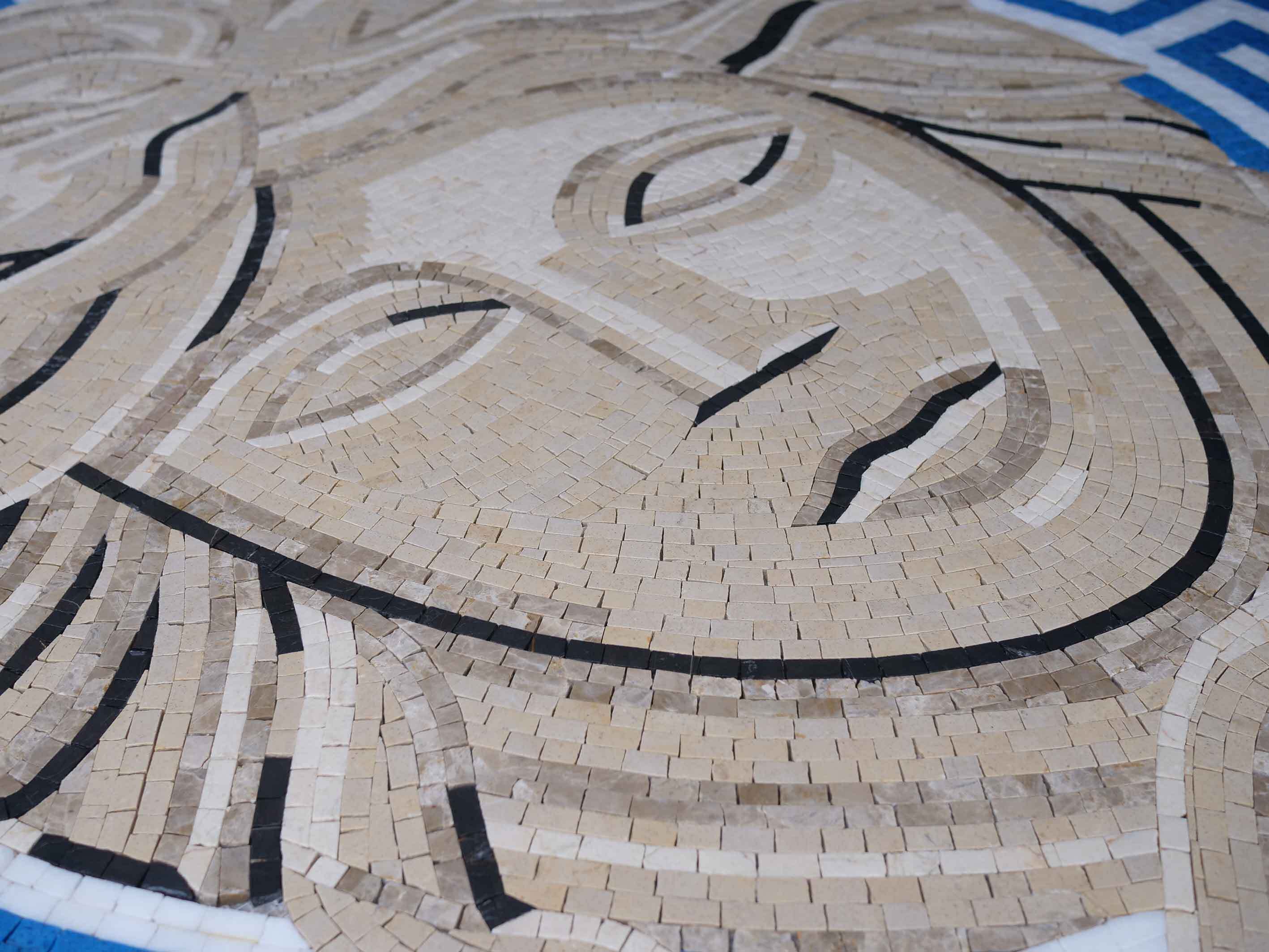 Mosaic Design - Versace Medusa | Ancient Mythology | Mozaico