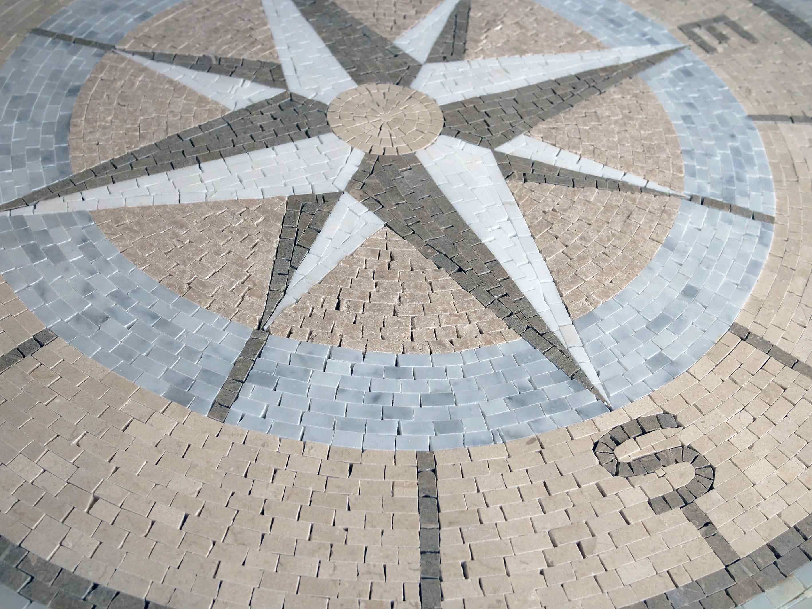Mosaic Tile Art - The Compass | Compass | Mozaico