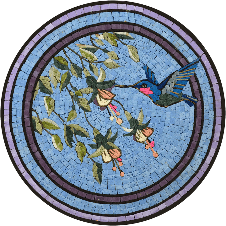Mosaic Tile Art - Hummingbird | Birds And Butterflies | Mozaico